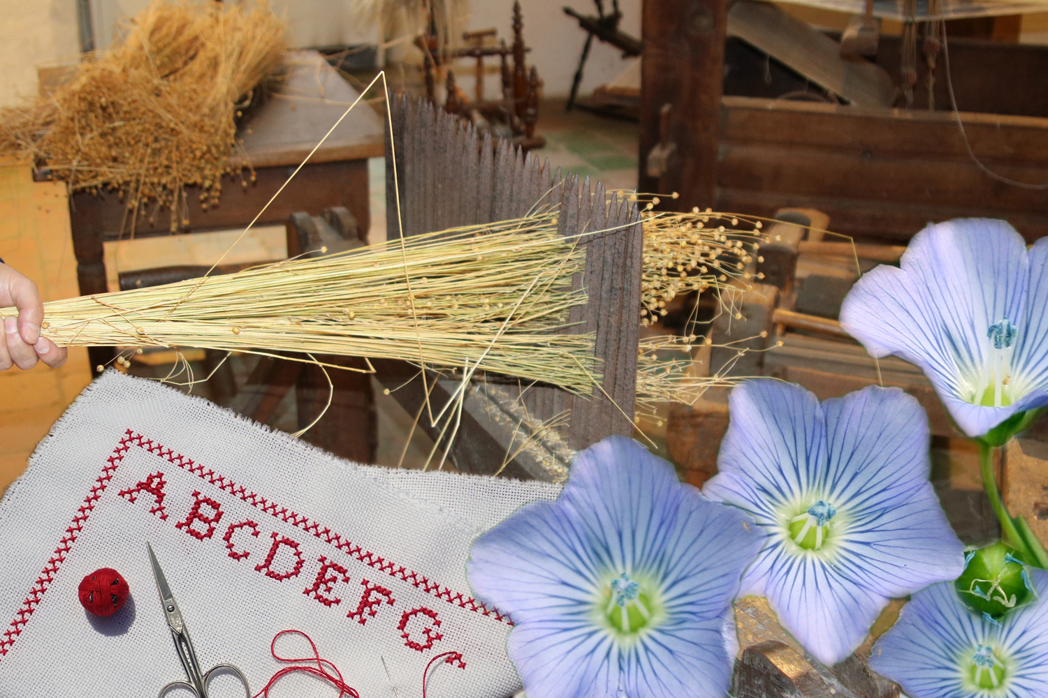 Flachsworkshop – Werken mit Geschichte